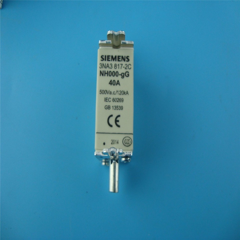 3PCS/1 box SIEMENS NEW 3NA3817-2C Fuse NH000-gG 40A 500V FAST SHIP | eBay