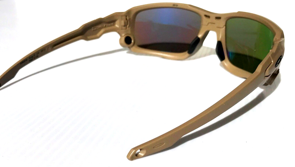 NEW Oakley SI SHOCKTUBE Terrain Tan POLARIZED Galaxy Jade Lens Sunglass ...