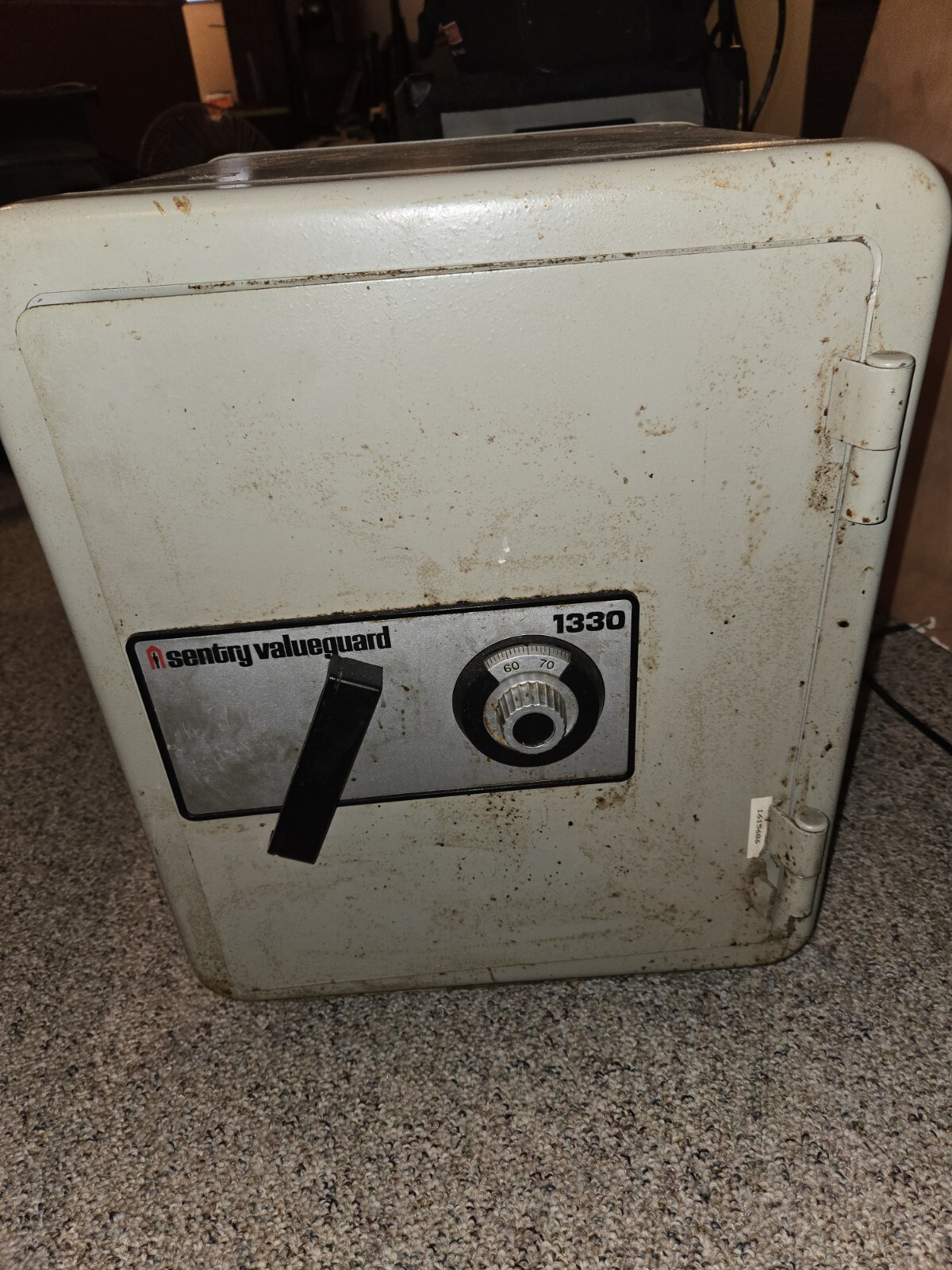 Sentry Safe Model 1330 Valeguard Combination Floor Safe 21"x17" x17 ...