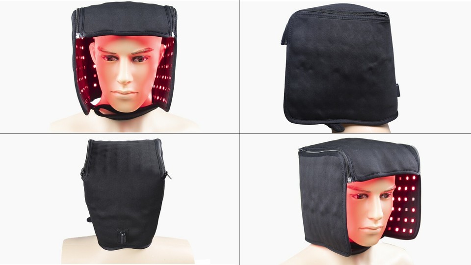 224 LEDs 880nm Infrared Red Light Hair Cap for Hair Loss Regrowth ...