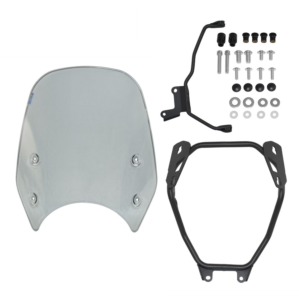 Smoke Gray Windscreen Windshield Shield Holder For HONDA GB350 GB350S ...