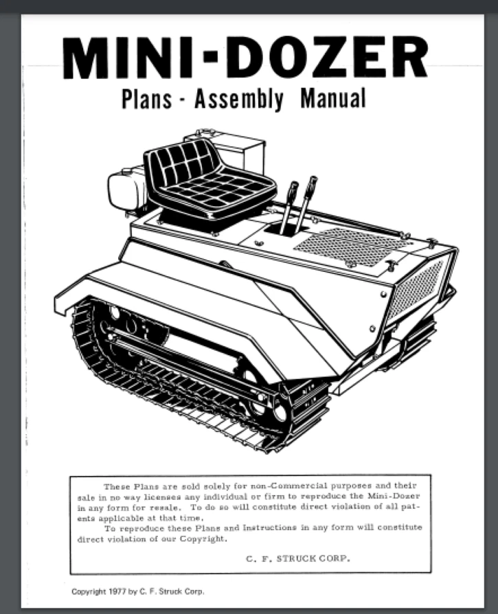 Homemade Dozer Plans