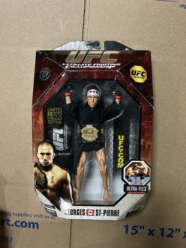 JAKKS UFC 87 GSP GEORGES ST PIERRE 2010 UFC FAN EXPO EXCLUSIVE FIGURE 1 ...