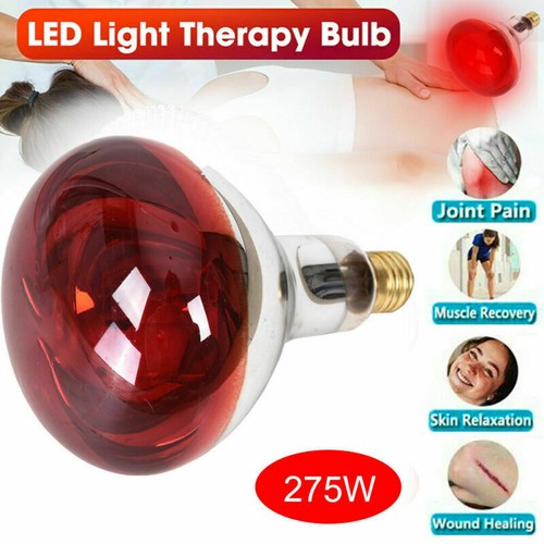 275W Infrared Red Heat Light Therapeutic Therapy Lamp Pain Kit Relief ...