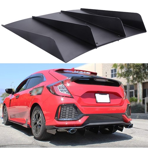 Rear Bumper Diffuser Shark Fins Spoiler Splitter Lip ABS For Honda ...