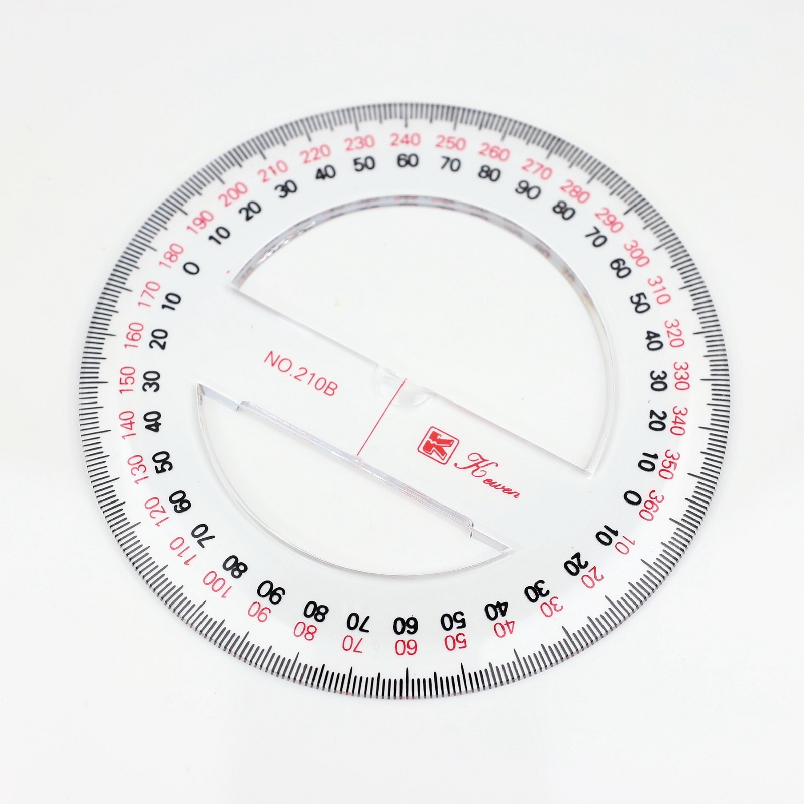 0-360° 360 Degree Protractor Tool Angle Finder Ruler Semicircle ...