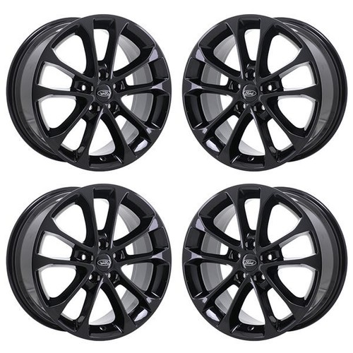 17" FORD FUSION GLOSS BLACK WHEELS RIMS FACTORY OEM 10205 2019-2020 SET ...