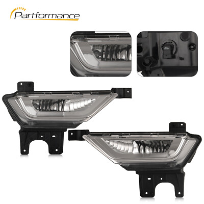 For 2021-2023 Ford F150 F-150 Fog Lights Bumper Lamps W/bulbs Front ...
