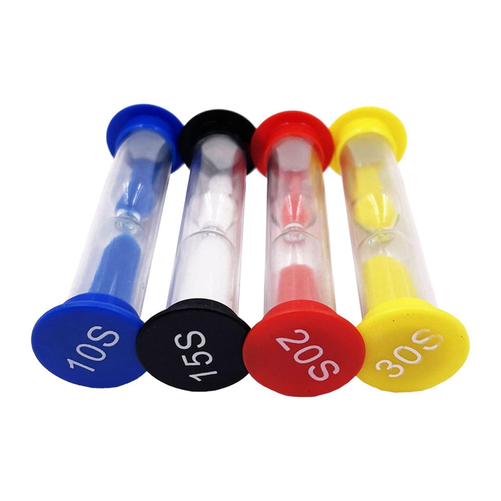 4Pcs Mini Sand Timer Portable Sandglass Timer for Games Kitchen Cooking ...