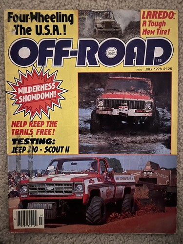OFF-ROAD MAGAZINE JULY 1978-JEEP J-10 PICKUP-CHEVY 4WD SUBURBAN ...