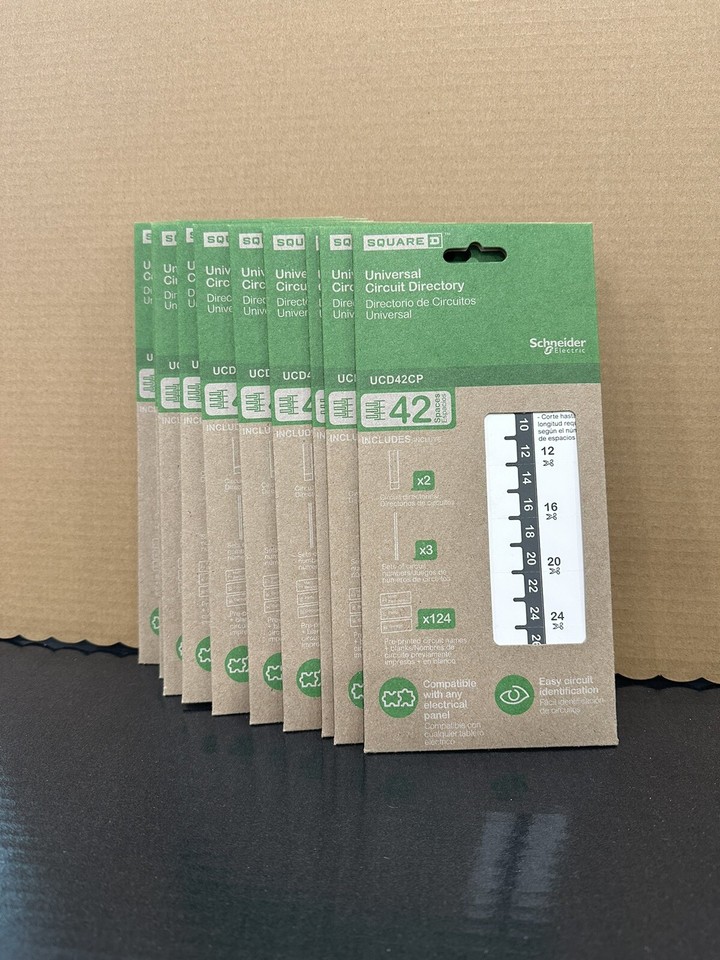 Universal Circuit Directory 42 Spaces Square D Schneider Electric ...