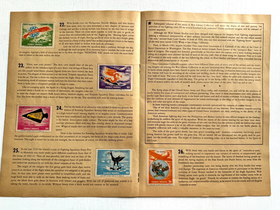 1942 Combat Insignia Stamps of the Army and Navy- Has all 50 Stamps! | eBay