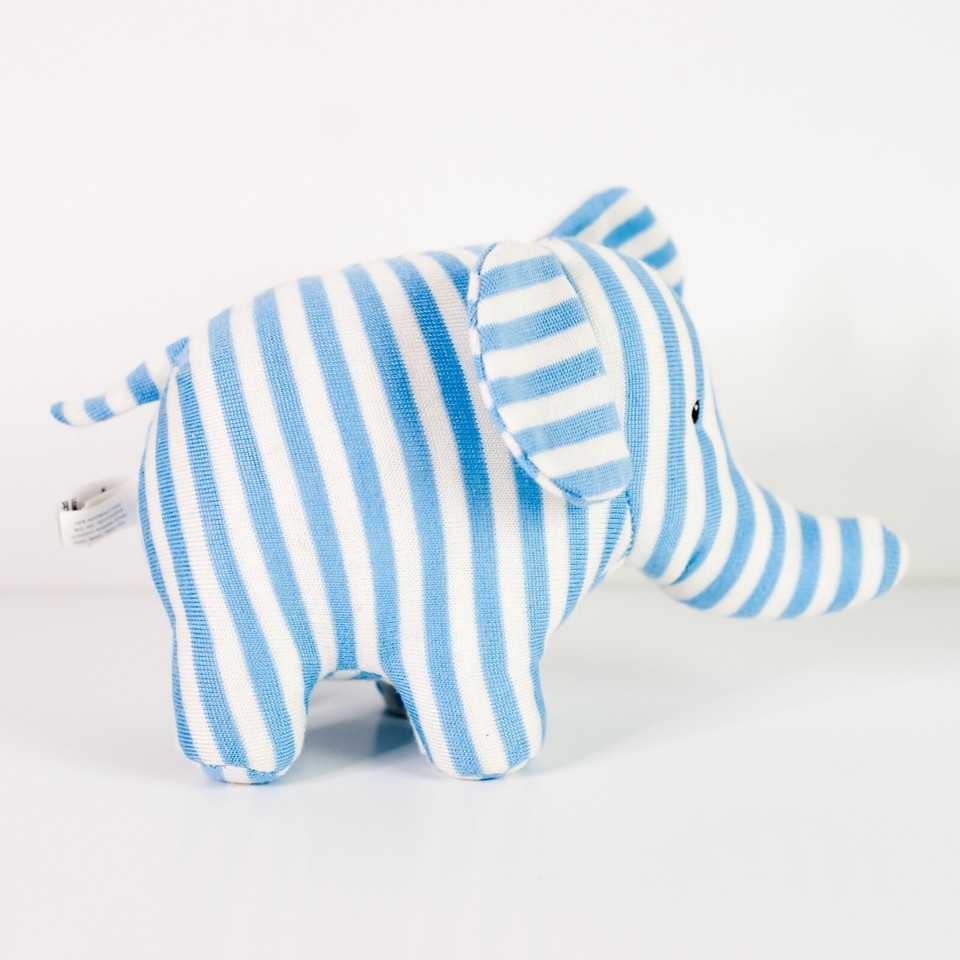 Little Jellycat London Eliot Elliott Elephant Blue Stripes 9" Plush ...