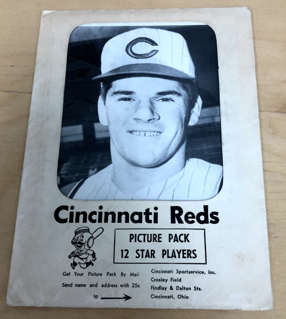Lot of 16 Cincinnati Reds Black and White photos in original mailer ...