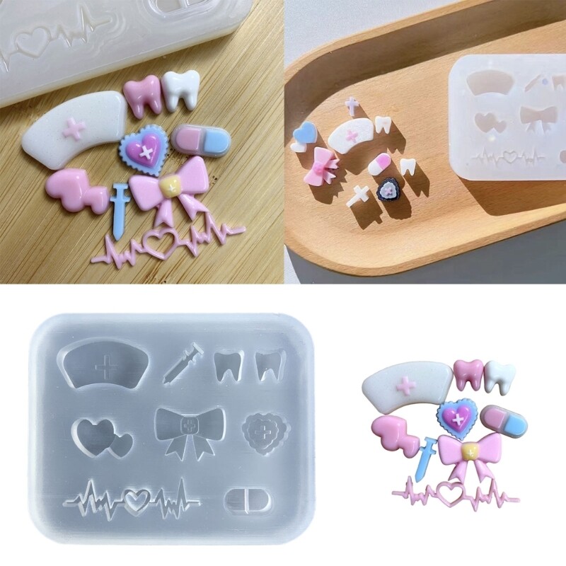 Teeth Mold Shaker Resin Mold Fillers Silicone Quicksand Shaker Filling ...