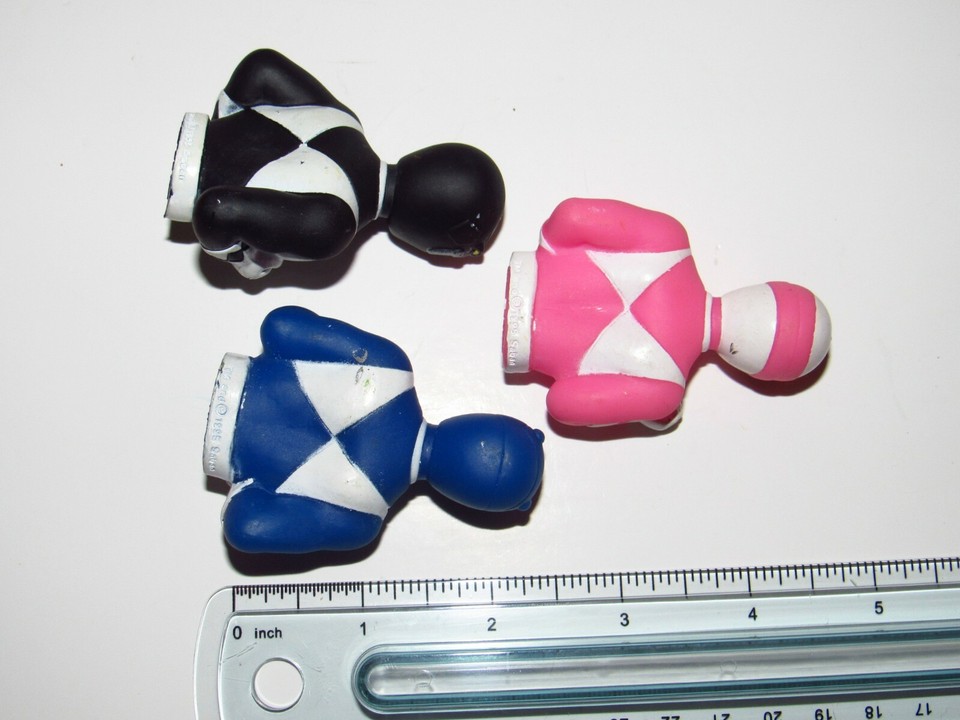Bandai Finger Puppet Lot Power Rangers : MMPR Vintage Action Figure ...
