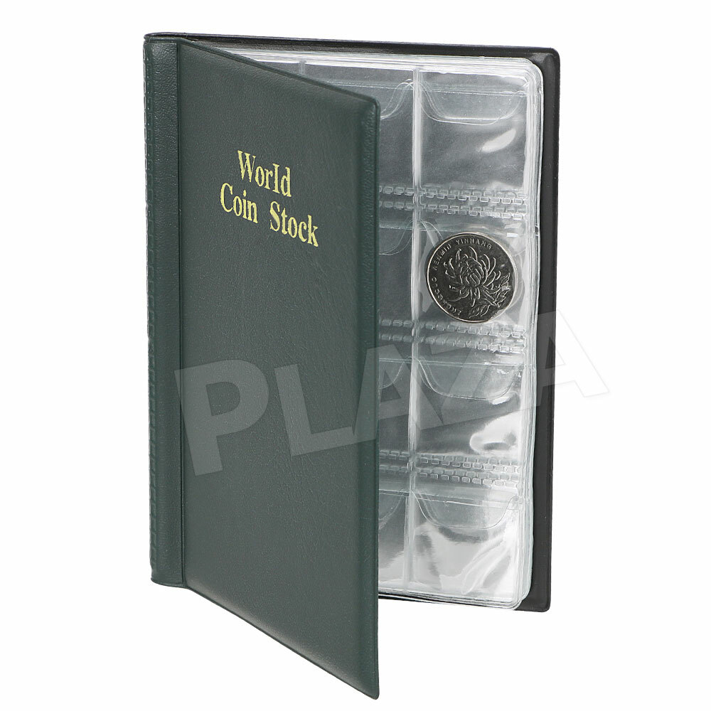 120 Holders Coin Album Collection Book Money Penny Folder Collect ...