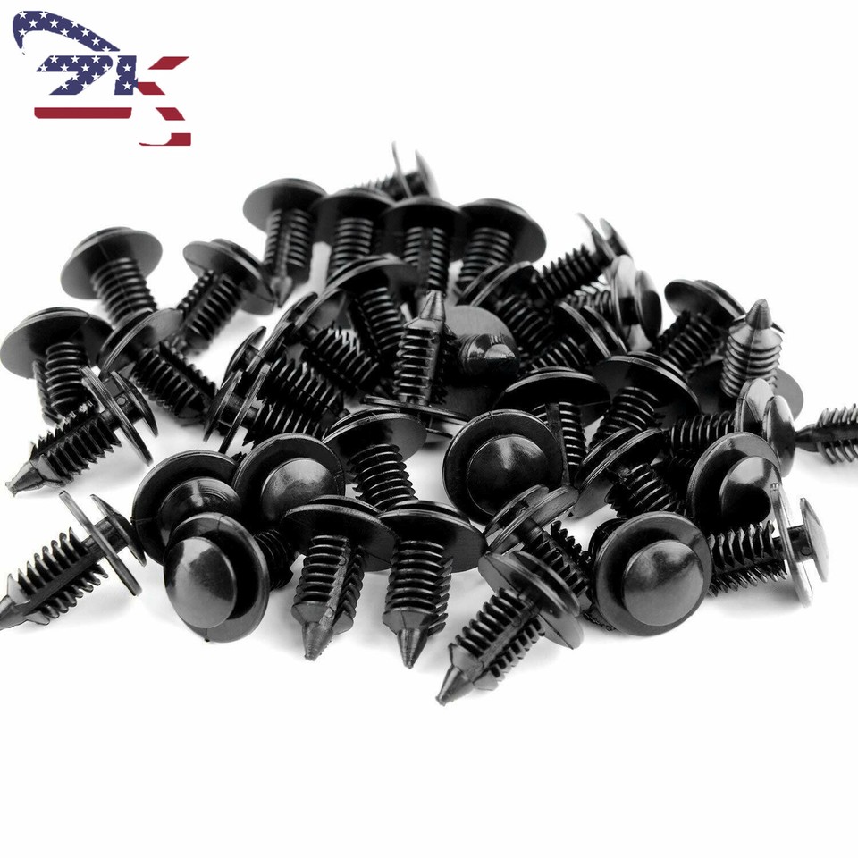 25 x Interior Door Panel Clips Fasteners Push Pins Retainers for Ford ...