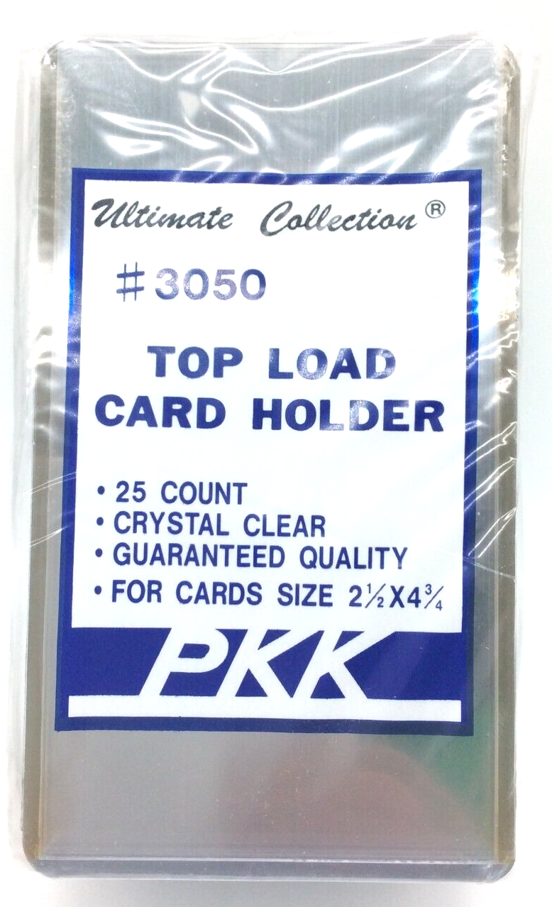 PKK Ultimate Collection Top Load Card Holder #3050 2 1/2 x 4 3/4 (25 pk ...