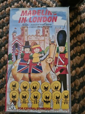 Vintage Madeline in London VHS Video collectable rare original TV kid ...