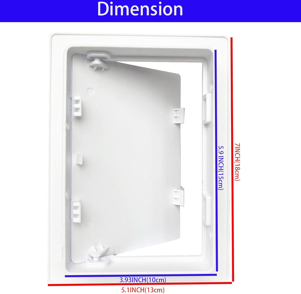 Access Panels for Drywall, 4 X 6 Inch Wall Hole Covers, Removable ...