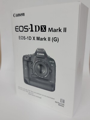 Canon EOS 1DX MARK II Instruction Owners Manual EOS-1DX Mark II Book ...