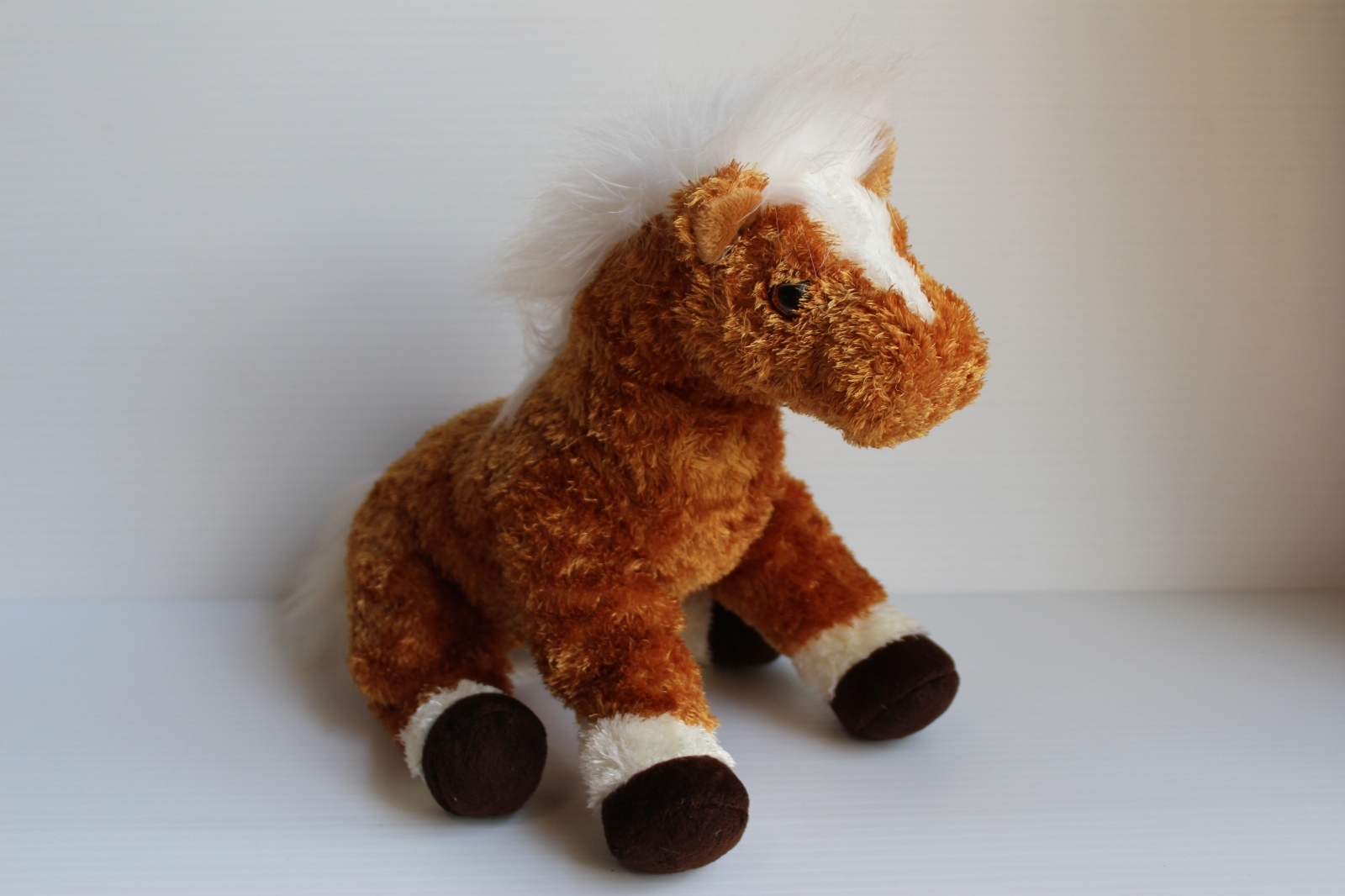 Ty Beanie Babies horse, Trotter, brown plush horse, stuffed brown horse ...