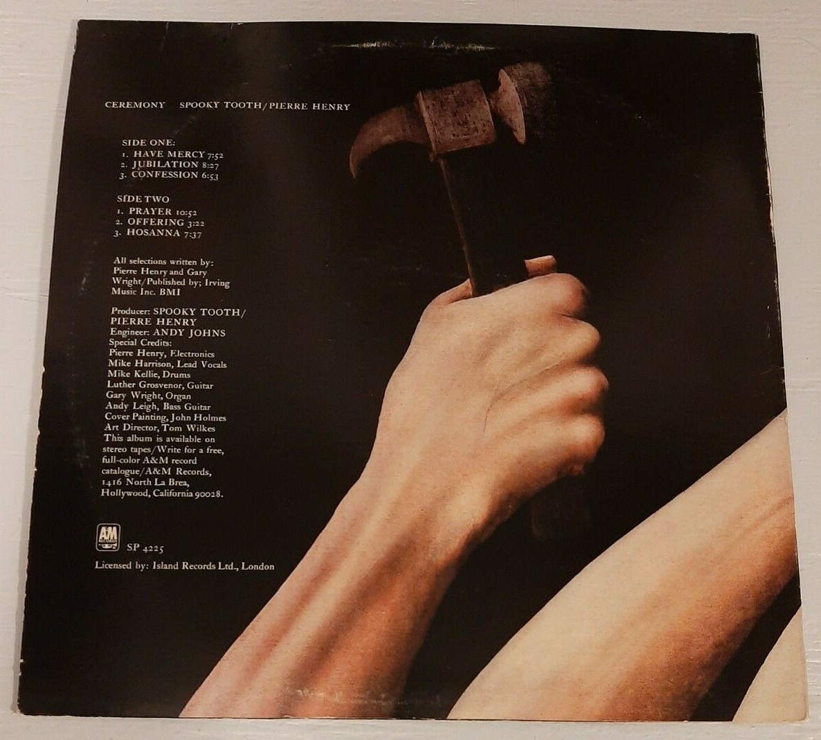 Spooky Tooth / Pierre Henry Ceremony VG+! Vinyl A&M SP-4225 | eBay