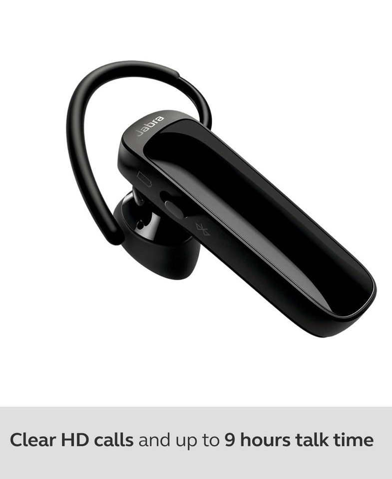Jabra Talk 25 SE Bluetooth Wireless Single Ear Headset Built-in ...