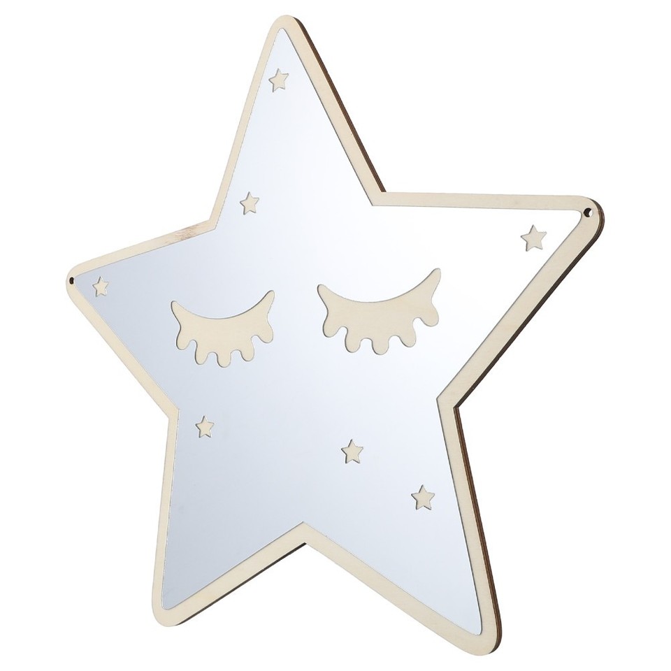 Star Shaped Mirror Pendant Wall Sticker Hanging Decor Decorative ...