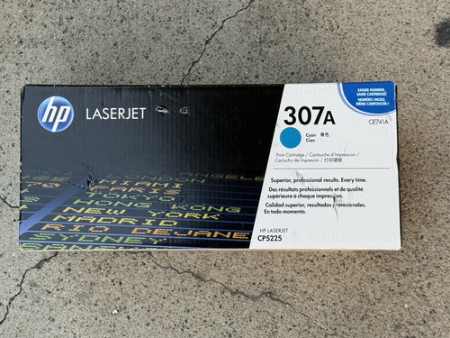 HP 307A/CE741A Cyan Toner Cartridge Genuine sealed | eBay