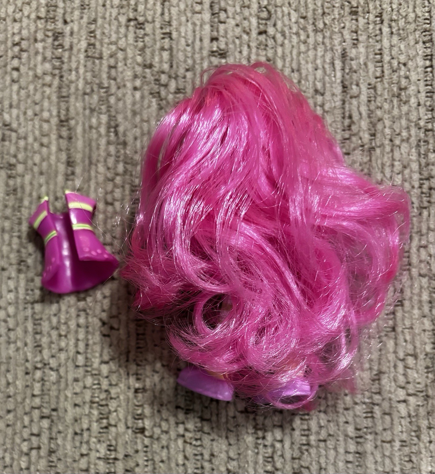 2008 3” “RASPBERRY Torte” Doll Dress Dollhouse Toy Figurine Strawberry ...