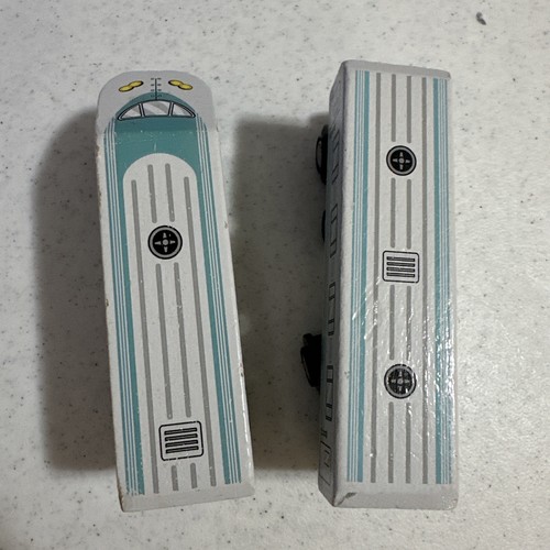 Maison Battat Magnetic Wooden Bullet Express Line Trains | eBay