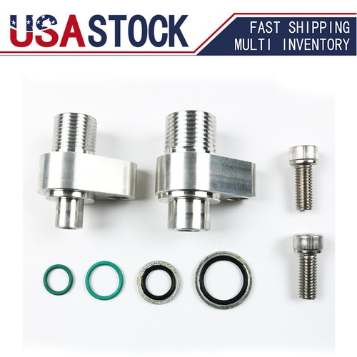 LS New AC Compressor adapter fittings Fit Denso 10S17F & 10S20F CNC ...