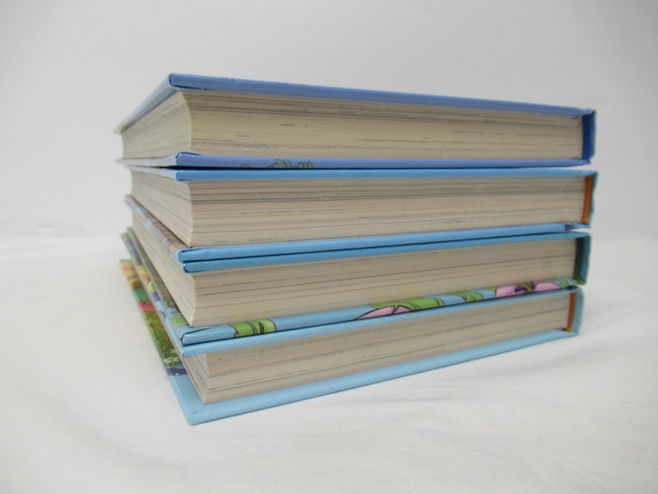 LOT 1-4 Hardcover Microsaurs: Tiny Dactyl Raptor, Saurus Rex Dustin ...