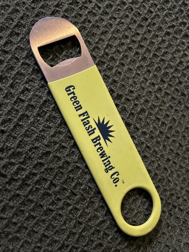 Green Flash Brewing Logo Beer Bottle Bartender Speed Bar Opener Rubber ...