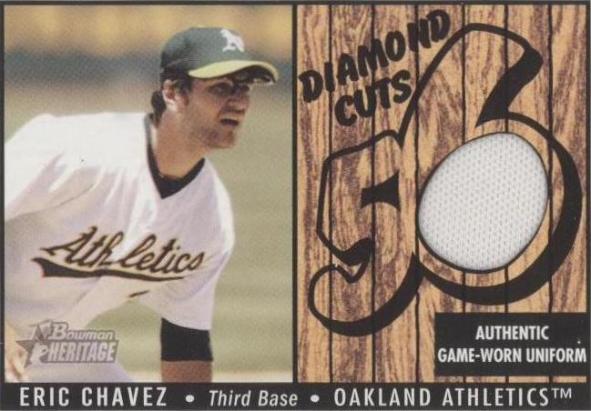 2003 Bowman Heritage - Diamond Cuts Eric Chavez #DC-EC (MEM) for sale ...