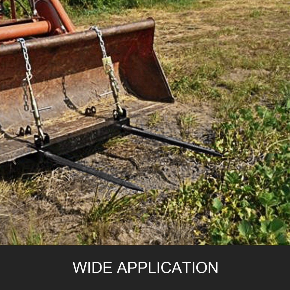 43"49" Square Hay Spike Bale Spear Wide Tine Spike Skid Conus For ...