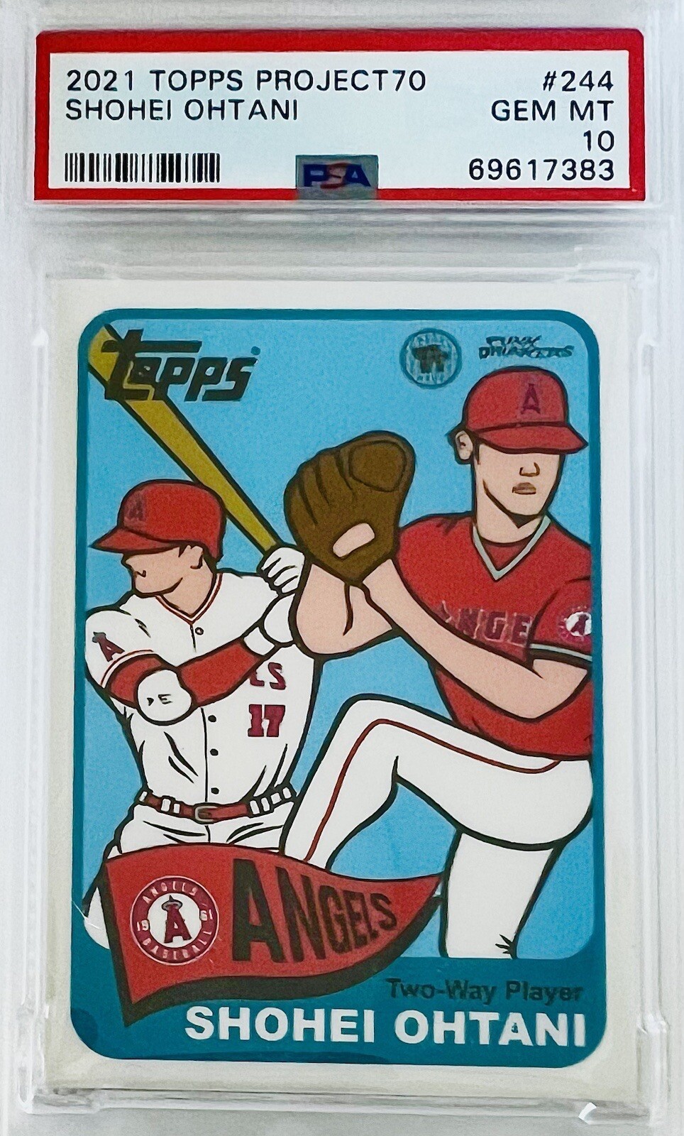 2021 Topps Project 70 Shohei Ohtani Toy Tokyo #244 PSA 10 💎 PSA Pop 1 ...