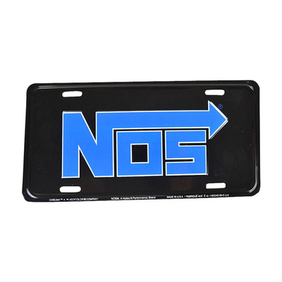 New Nos Nitrous Oxide Systems Blue Black Car Truck License Plate Made ...