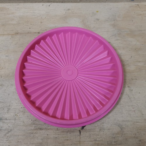 Tupperware Servalier Canister Replacement Lid Round #808-12 Pink 6.5 ...
