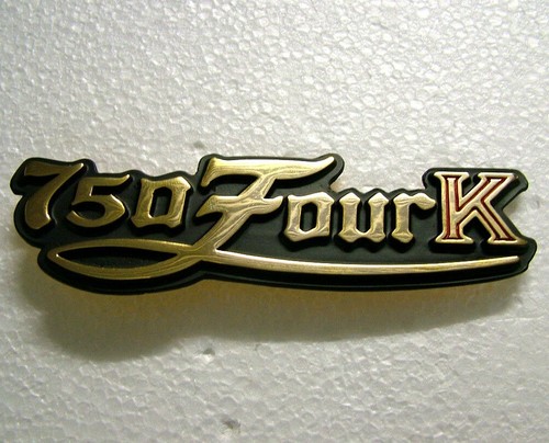 750 FOUR K Side Cover Badge fr HONDA CB750 K7 1977 1978 750FOURK New ...