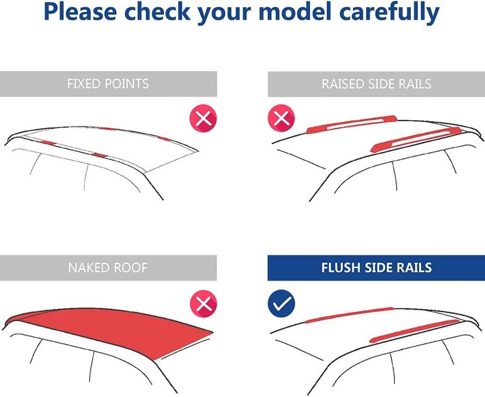 2PCS Crossbars Fit For LEXUS LX600 2022-2025 Roof Rail Rack Aluminum ...