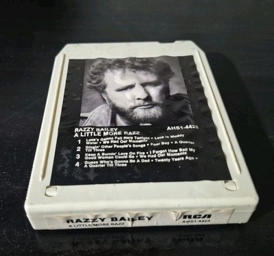Razzy Bailey- A Little More Razz- 8 Track Tape- Tested- Autographed | eBay