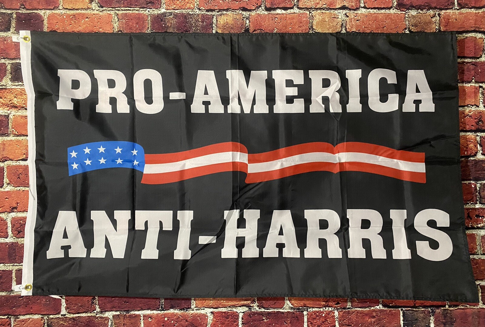 Anti Kamala Harris Flag FREE USA SHIP Pro-America Donald Trump ...