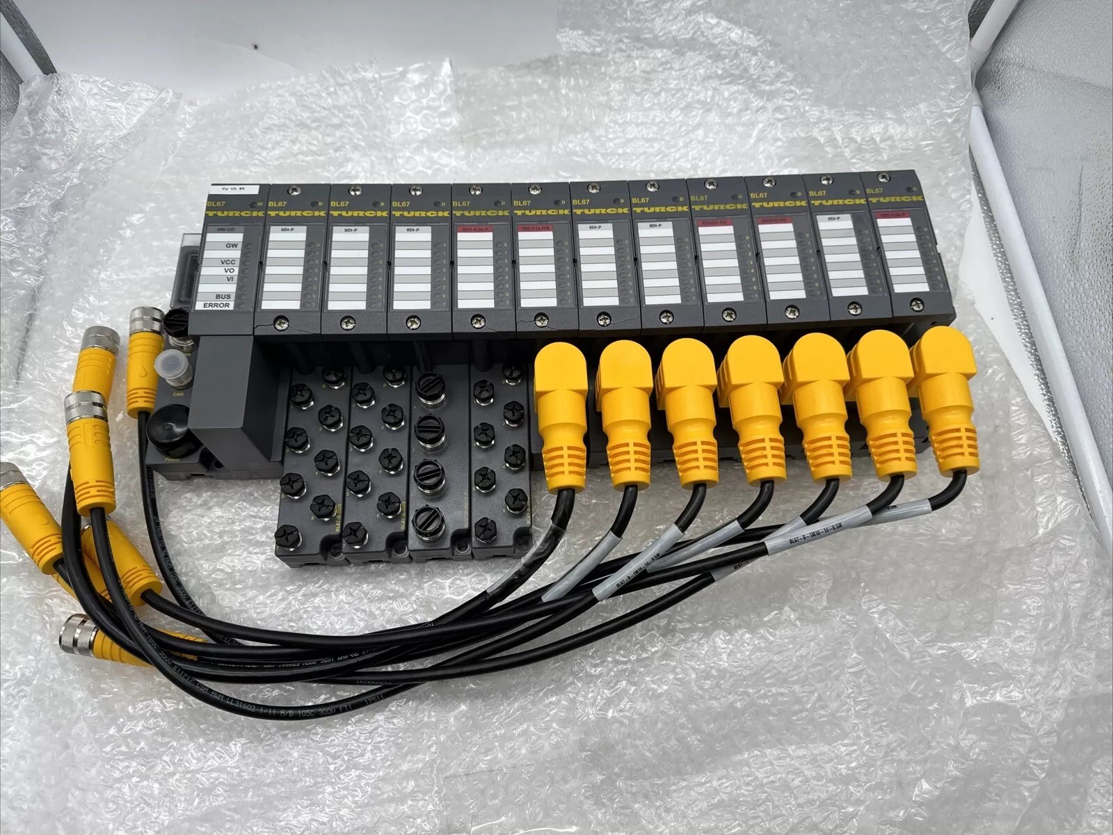TURCK GATEWAY BL67-GW-CO 8DI-P 8DO-0.5A-P 1600-0.1A-PNR 4DI4DO-PD NEW ...