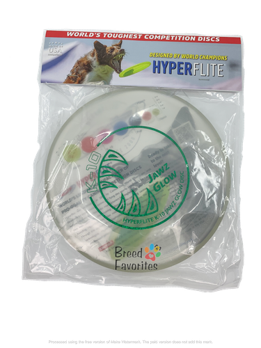 Hyperflite Glow in the Dark JAWZ Dog Frisbee Disc Large 8 3/4" | eBay