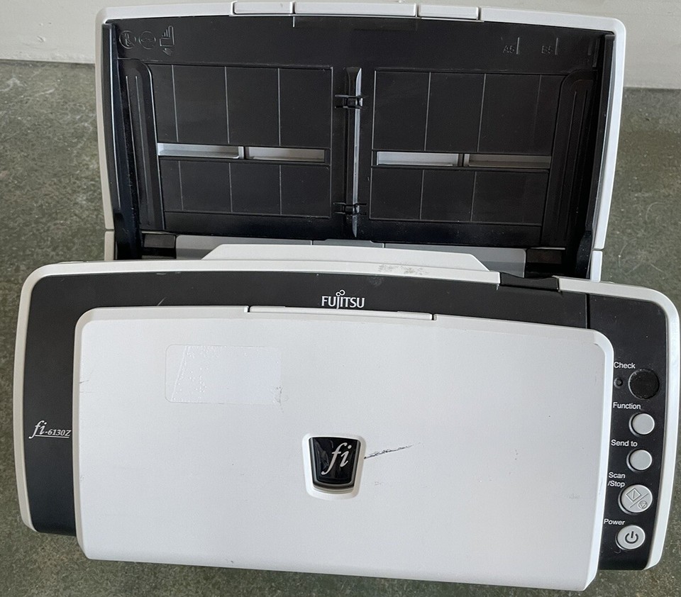 High Speed USB Document Scanner Bulk Scanning Fujitsu FI-6140Z w ...
