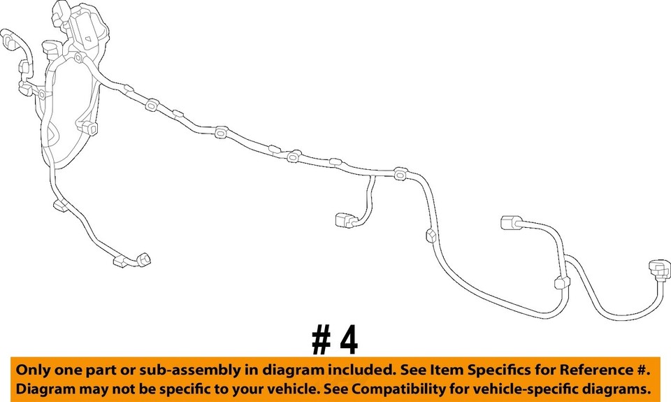 GM OEM 17-19 Acadia Front Bumper Grille Bumper Components-Wire Harness ...