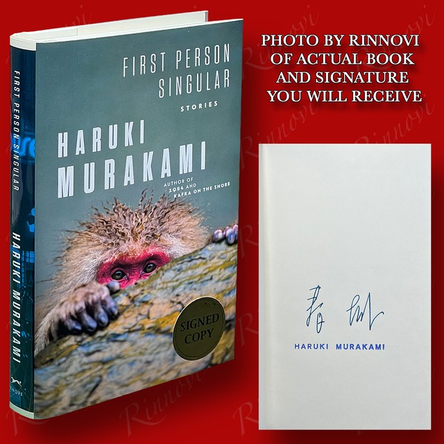 Haruki Murakami Signed Book First Person Singular 1st Edition Hardcover ...
